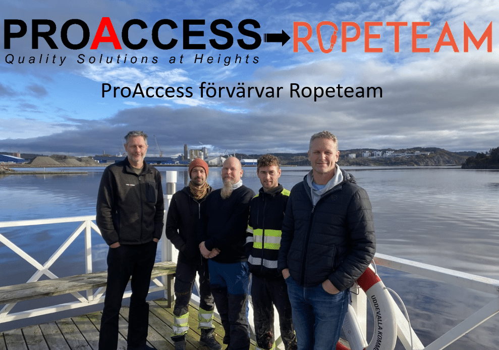 ProAccess förvärvar Ropeteam i Göteborg | ProAccess AB